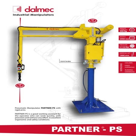 DALMEC MINIPARTNER –Vertical Lift Machines | PDF