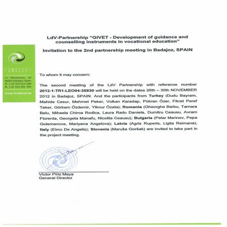 Partner invitation | PDF