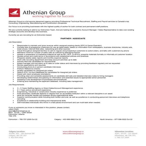 Partner Job Description | PDF