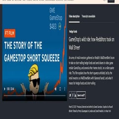 The Story of the Gamestop Short Squeeze | PDF