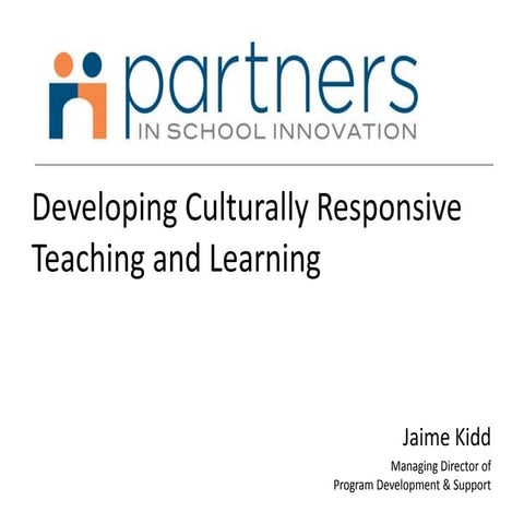 Culturally responsive teaching | PPTX