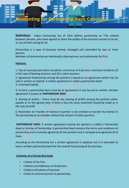 Partnership accounting | PPT