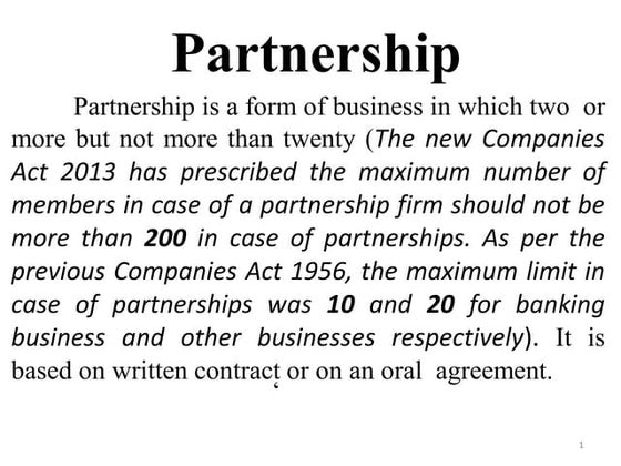 Partnership | PPT