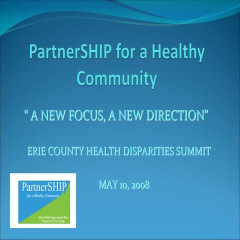 Partnership For A Healthy Community | PDF