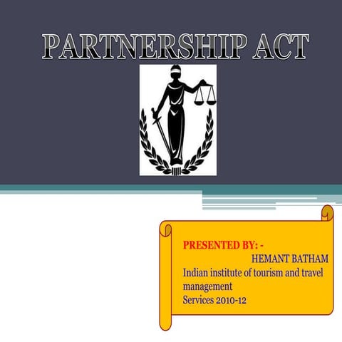 Partnership hemant 2 | PPTX