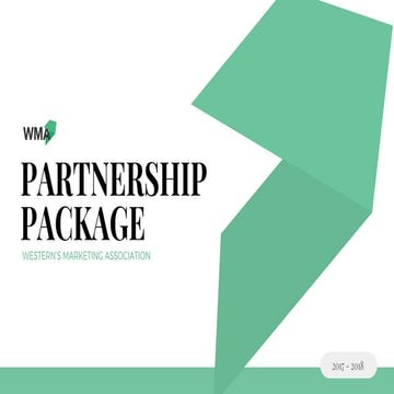 WMA Partnership Package | PDF