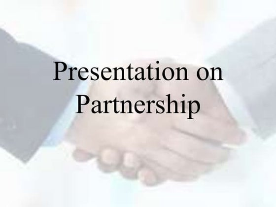 Introduction to partnership fundamental .pptx