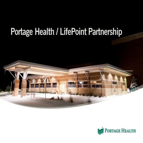 Portage Health & LifePoint Joint Venture | PPTX