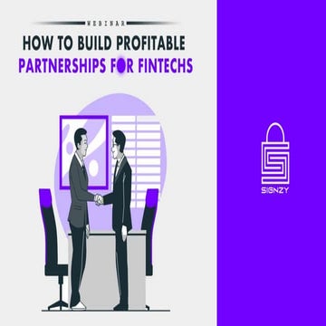 “How to build a profitable partnership for Fintechs" | PPTX | Sales ...