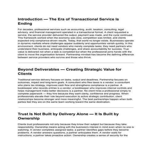 Partnership With Clients — Not Just Service Delivery.pdf