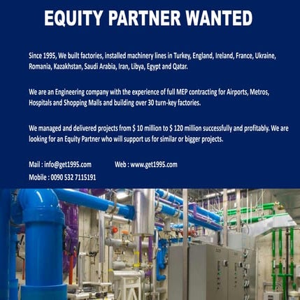 Equity Partner Wanted | PPT