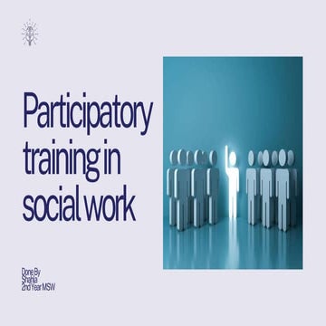 Participatory training in SW by shahla.pptx