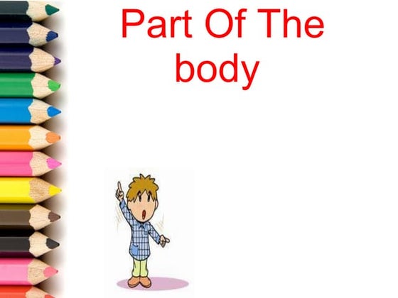 Body parts presentation | PPTX
