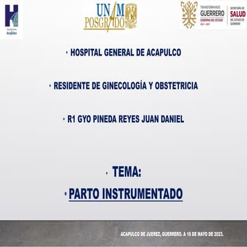 parto instrumentado.en ginecologia y Obstetricia ia | PPTX