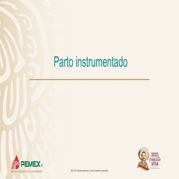 Parto Instrumentado, tratamiento, diagnóstico | PPTX