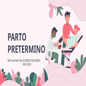 PARTO PRETERMINO EN OBSTETRICIA .pptx