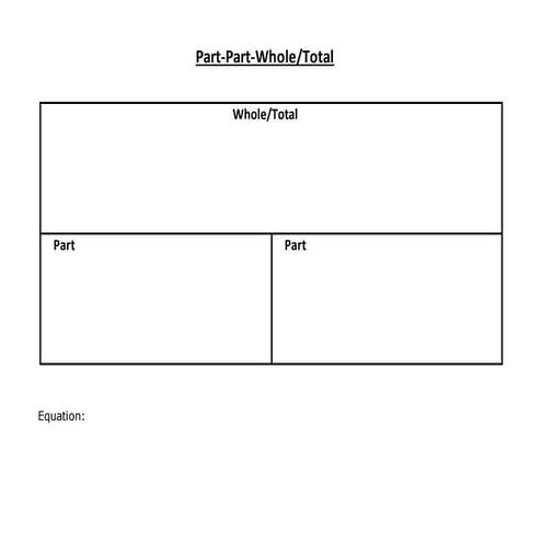Part part whole total mat | PPT