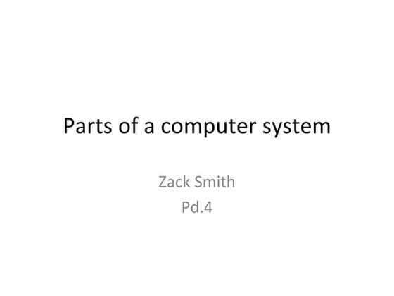 Types Of Computer Systems | PPT