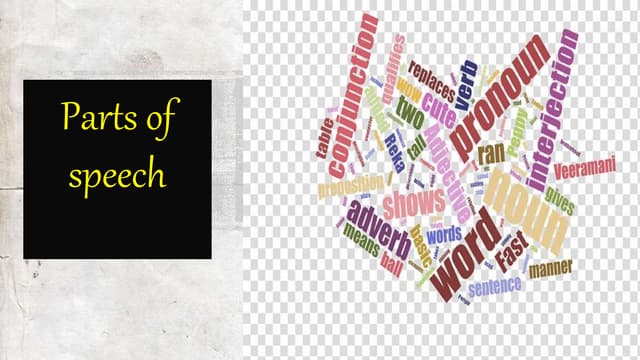 8 parts of speech ppt | PDF