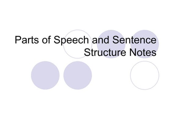 5. grammar and sentence structure | PPT