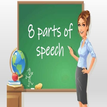 8 parts of speech ppt | PDF