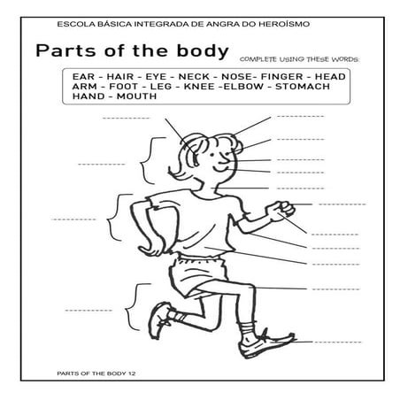 Parts of the body quiz | PPTX