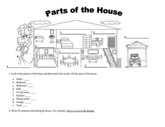 PREPOSITIONS OF PLACE WORKSHEET | PDF