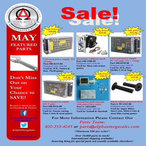 Parts flyer - may 2017 | PDF