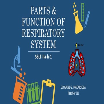 PARTS & FUNCTION OF RESPIRATORY SYSTEM.pptx