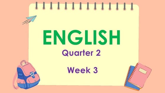 ENGLISH 2 - Parts of a Book.pptx | Books and Literature