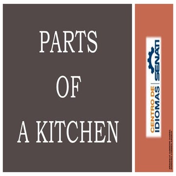 Parts of a kitchen - SENATI | PPT