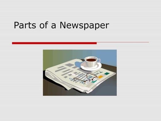 Parts of a_newspaper | PPTX