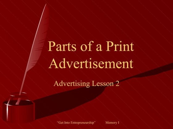 Advertising layout ppt | PPT