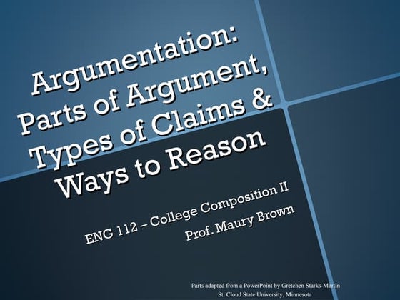 Types of Claims | PPTX