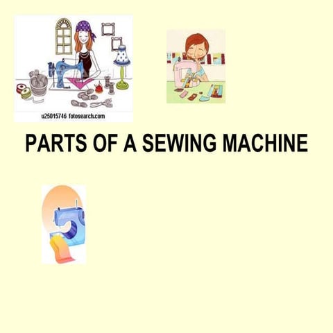 Parts of a sewing machine lock stitch machine | PPT