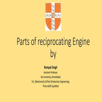 Reciprocating Engine Parts