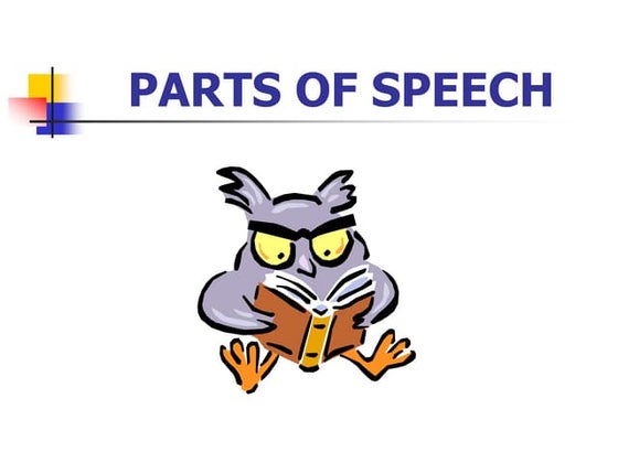 8 parts of speech ppt | PPT