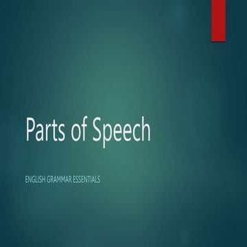 Parts of Speech and english grammer .pptx