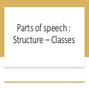 parts of speech - structure classes.pptx
