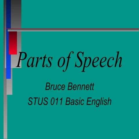 Parts of speech | PPT