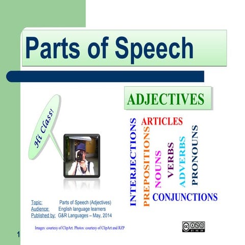 Parts of Speech (Adjectives) | PPT
