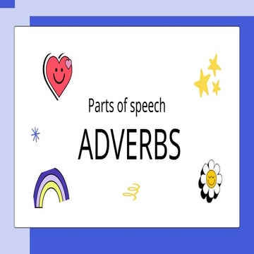 Parts of Speech Adverbs Presentation Colorful in Cute Style.pptx