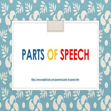 Grammar Powerpoint Slides Parts of speech Introduction.pptx