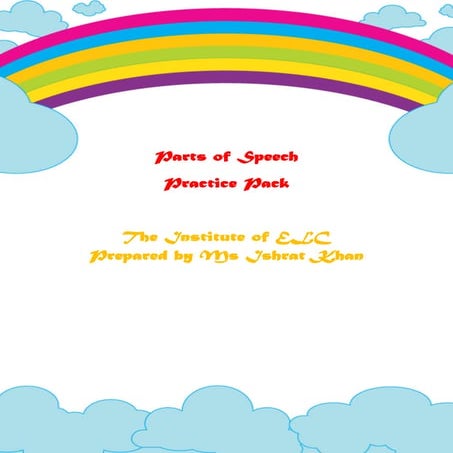 Parts of speech practice pack | PDF