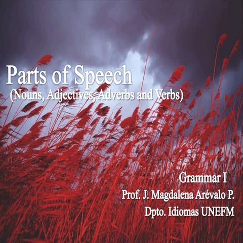 Grammar ppt 3 parts of speech | PPTX