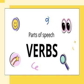 Parts of Speech Verbs Presentation Colorful in Cute Style.pptx