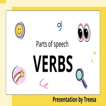 parts of speech - Verbs and its kinds | PPTX
