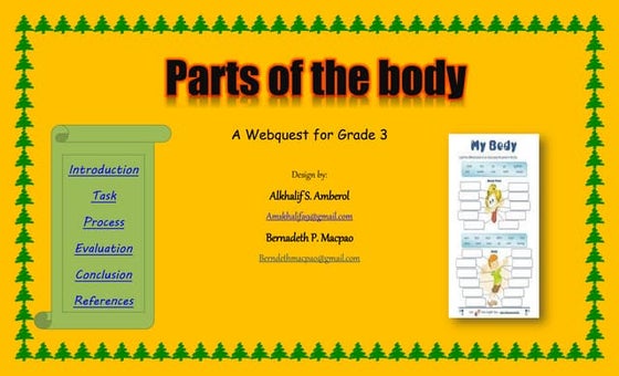 Lesson plan-in-science- (PARTS OF THE BODY) | DOCX