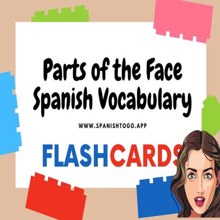Parts of the Face - Spanish Vocabulary - Flashcards.pdf