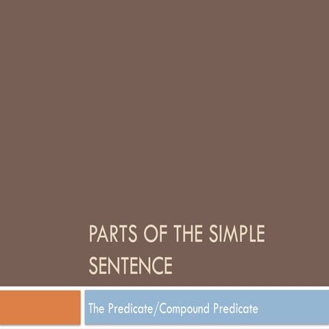 Parts of the simple sentence-Compound Verbal.pptx